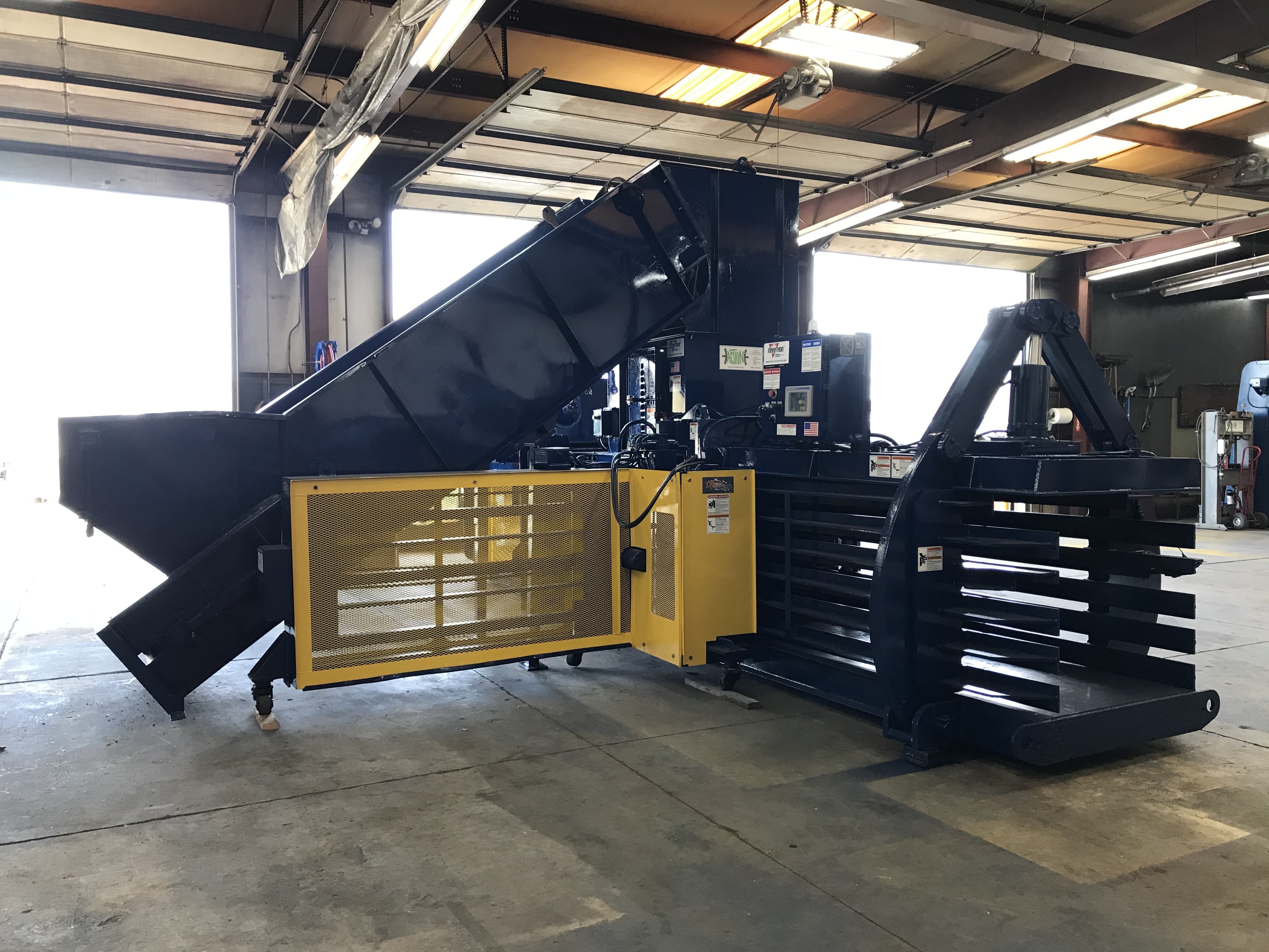 Used Marathon WS 5042-830 Open End Auto-Tie Horizontal Baler in Salt ...