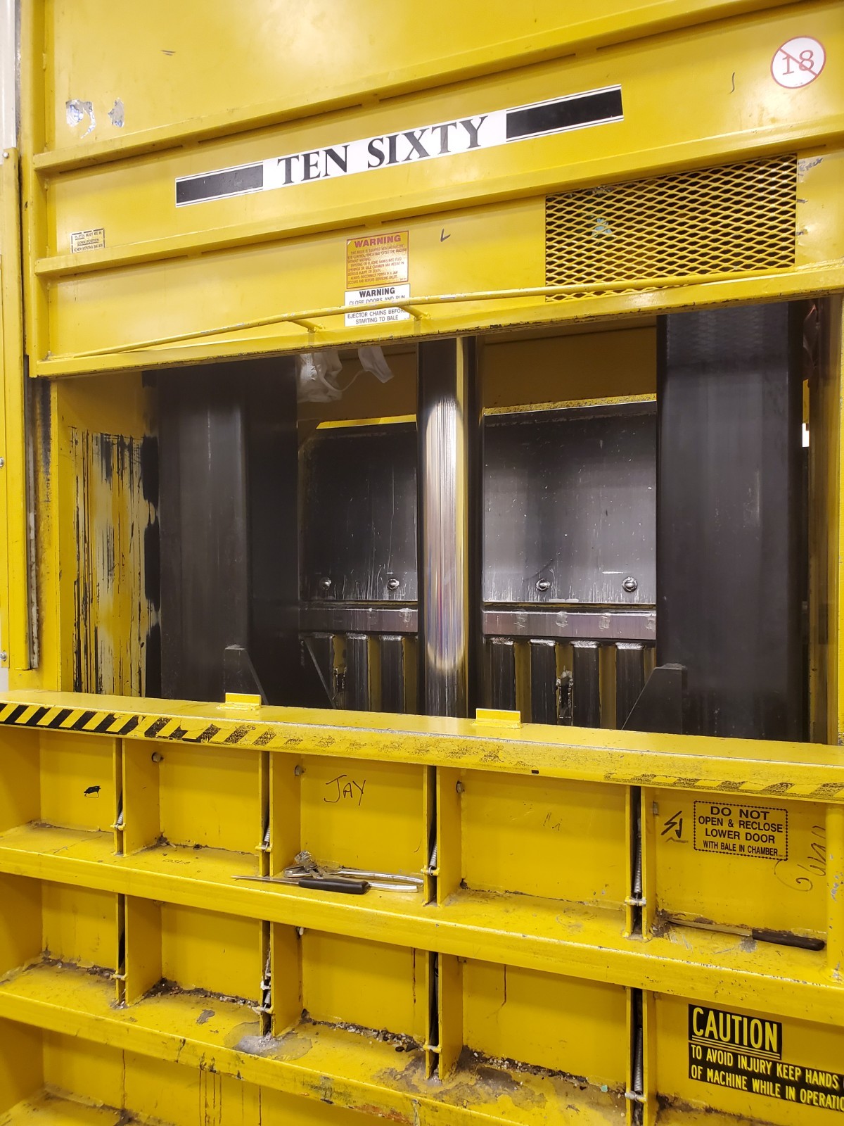 Used Harmony Automatic Tensixty Vertical Baler & Conveyor in ...